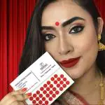 Buy PERPAA Kumkum Red Round Bindi Book for Ladies Forehead (Stick On ...
