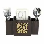 Buy COCKTAIL Wooden MDF Spoon Stand, Cutlery Holder, Spoon holder for ...
