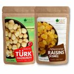 Buy Bliss of Earth Turkish Hazelnut & Indian Raisin Kishmis Premium ...