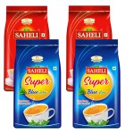 Buy Royal Gold Tea 500g & Super Blue Tea 500g Premium Assam Tea With ...