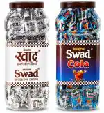 Buy Swad Digestive candy ( Swad Regular and Cola Candy ) 200 X 2 Jar ...