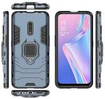 Buy Lejaao Oppo K3 Armor Rugged with Finger Blue Polycarbonate Ring ...