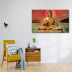 Buy Surmul Multicolor Sunboard Medium Buddha Ji Poster Beautiful Design ...