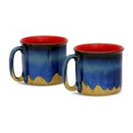 Buy Caffeine Multicolor Ceramic Maggie Mug, 500 Ml (Set Of 2..) Online ...