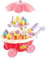 Buy Visionary Multicolor Plastic Ice Cream Candy Trolley Cart Pretend ...