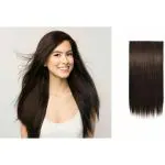 Buy Clixfox Women Synthetic Full Hhead Long Wig Hair Extension Online ...