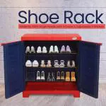 Buy Supreme Furniture Fusion SR 01 Plastic Shoe Rack for Home (Sml,Red ...
