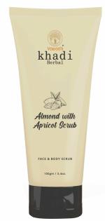 Buy Vagad's Khadi Herbal Gramodaya Almond With Apricot Face Scrub | 100gm Online at Best Prices ...