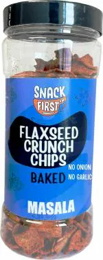 Buy Snack First Baked Flaxseed Ragi Crunchips Masala, Healthy Snack ...