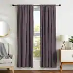 Buy Parda Online Wine 3 Layer Blackout Solid Rod Pocket Plain Window ...