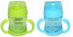 Buy Te Quiti Green & Blue Plastic BPA Free Non-Toxic Cute Design Water Bottle With Sipper For ...