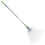 Buy Sharpex Telescopic Green Metal Adjustable Garden Leaf Rake with ...