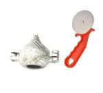 Buy Urban buy Aluminium Gujiya Mould With Stainless Steel Blade Red ...