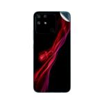 Buy GADGETSWRAP Printed Vinyl Skin Sticker for Realme Narzo 50A - Red ...