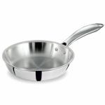Buy Baltra Triply Stainless Steel Frying Pan 22 cm induction Friendly ...