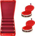 Buy Aavni Plain 4 Rod Bangle Box & 2 Bangle boxes Jewellery, Vanity Box ...
