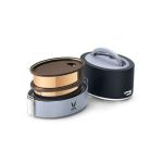 Buy VAYA TYFFYN Black Oval Shape Copper Finished Stainless Steel Lunch ...