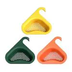 Buy ULTRAZON Sink Strainer Triangle Sink Drain Basket Swan Drain Rack ...