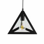 Buy GROEIEN 60 Watts Triangular Pendant Light, Black, newflex_01_New , Metal Online at Best ...
