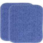 Buy Urban Door Microfiber Floor Mat (Blue, Small, Pack of 2) Online at ...