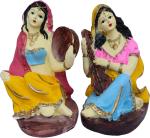 Buy Gw Creations Multicolor Polyresin Decorative Showpiece - Sitar ...