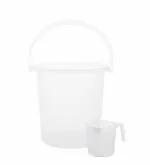 Buy Regalo Strong Plastic Bucket Mug Bathroom Set of 2 for Kitchen ...