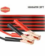 Buy WOSCHER Heat Insulation Copper Wire Jumper Cable with Cary Bag for Car, Bike and Truck ...