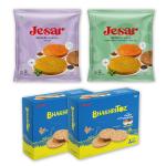 Buy Jesar Namkeen Snacks Combo Achari Khakhra 200g -1 Pkt, Methi ...