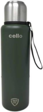 Buy Cello Duro Tuff Steel Series- Flip Double Walled Stainless Steel Water Bottle with Durable ...