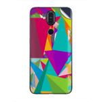 Buy GADGETSWRAP Printed Vinyl Skin Sticker for Nokia 8.1 - Triangles ...
