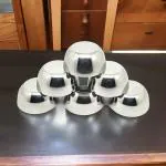 Buy Nyra Stainless Steel Vegetable Serving Curry Dal Bowls Katori Set ...