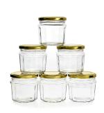 Buy Machak Gold Glass Gijar Kitchen Storage Glass Container, 300 Ml ...