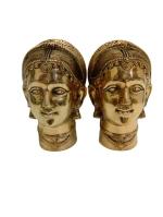 Buy RHYTHM ENTERPRISE 2 pcs Hindu Goddess Randal MA FACE Statue ...