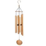 Buy Himalayan Melody Metal Wood 6 Pipes Wind Chime Aureole Tuned ...