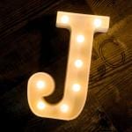 Buy Satyam Kraft White Marquee Alphabet Shaped Led Light For Home ...