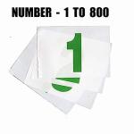 Buy CRAFT WAFT CHEST NUMBER FOR SPORTS,COMPETITION,AUDITIONS AND ANNUAL ...