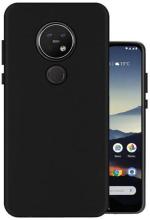 Buy Multronics Black Rubber Back Cover Compatible With Nokia 6.2 Online ...