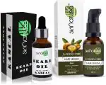 Buy Skinatura Rascal Beard Growth Oil and X-Tenso Care Hair Serum (Pack ...