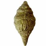 Buy Kalarambh Bharat Haat Yellow Brass Vishnu's 10 Avtar Carving Conch ...