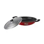 Buy Tuffware Red Aluminium Non-Stick Appachatti with Stainless Steel ...