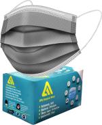 Buy A1 Grey Non Woven 3 Ply Face Mask, Free Size (Pack Of 200) Online ...