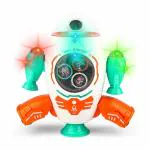Buy Cuberspeed Space Rocket Musical Toy with Moving Gears 360 Degree Rotation Dancing Robot for ...