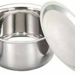 Buy Liolis The Indian Craftsman Stainless Steel 3 Litre Patila/Bhagona ...