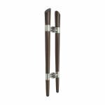 Buy SAFEX Glass and Wooden Main Door Handle for Pull Push Operations ...