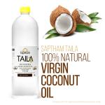 Buy Saptham Taila 100% Natural Virgin Coconut Oil PET Bottle (500 ml ...