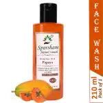 Buy Sparsham Papaya Herbal Natural Facewash Pack Of 1 (210ml) Online at ...