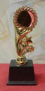 Buy JJH Gold Fiber 3 Human 2 Star With Sun Trophy, 9.25 X 3.75 X 2.5 ...