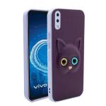 Buy Sonty Vivo 91I Purple Faux Leather Shock Proof Mobile Back Cover ...