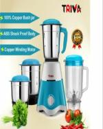 Buy TRIVA 550WATT MIXER STAR PRO CHEF WITH 4 STAINLESS STEEL JARS, 1.25 ...