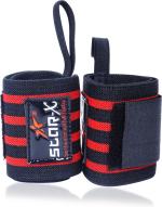 Buy Star X Red Weight Lifting Wrist Support Band Training Hand Bands ...